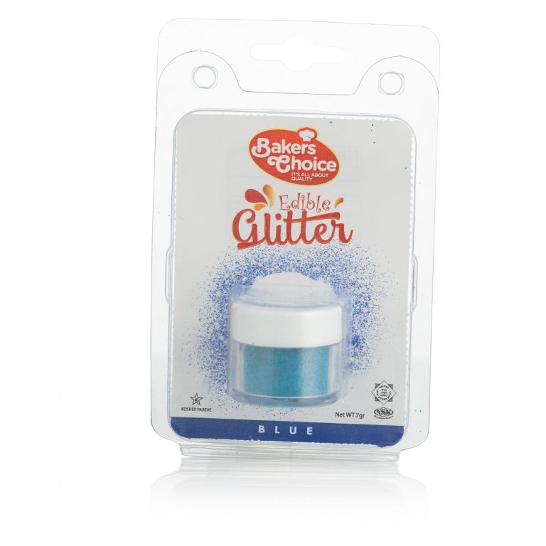Blue Edible Glitter | Bakers Choice - Premium Kosher Baking Ingredients