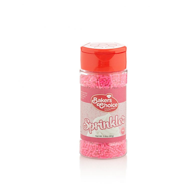 Pink Sprinkles | Bakers Choice - Premium Kosher Baking Ingredients