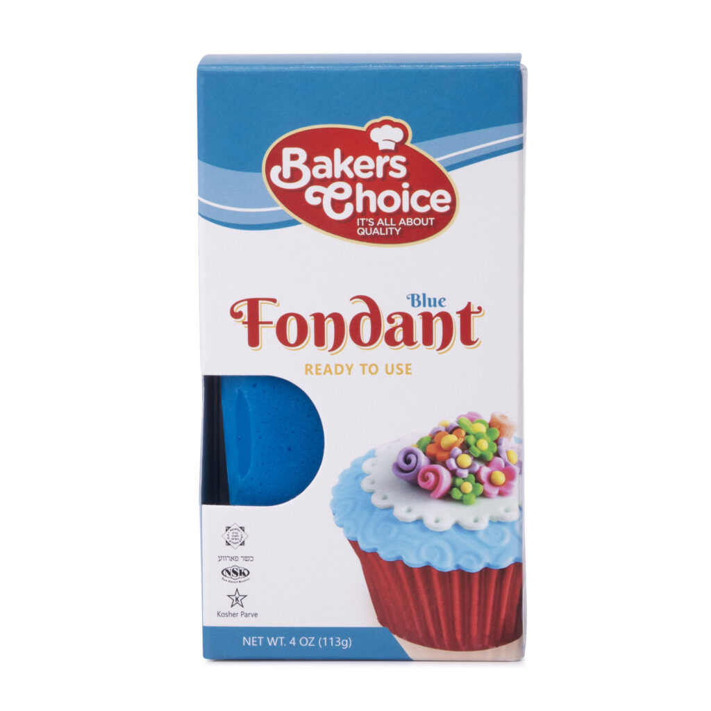 Blue Fondant Box | Bakers Choice