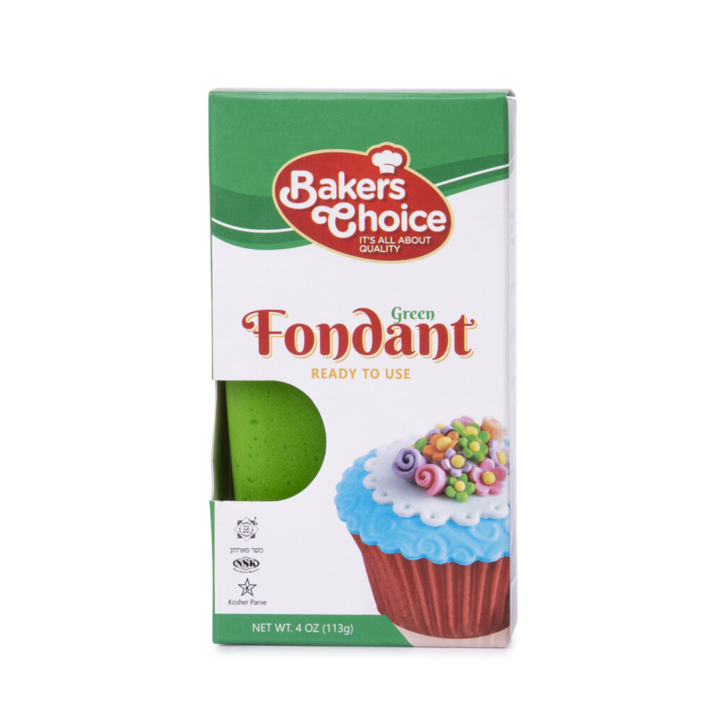 Green Fondant Box | Bakers Choice