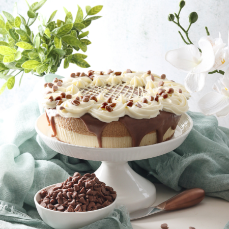 Two-Tone Lotus Cheesecake | Bakers Choice